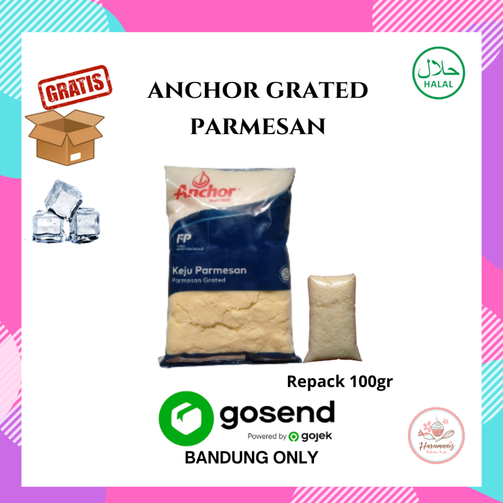 Jual Anchor Grated Parmesan Repack 100gr | Shopee Indonesia