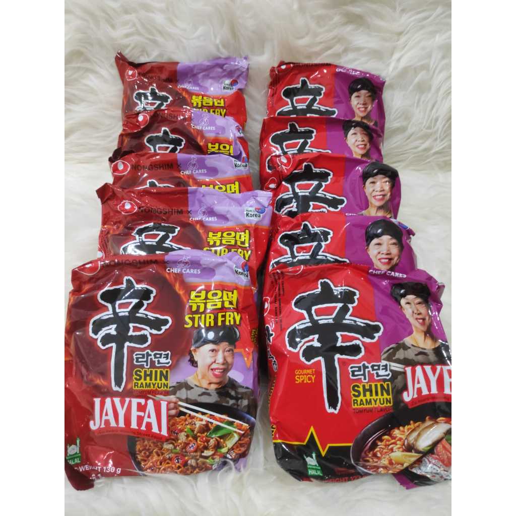 Jual Nongshim Shin Ramyun x Jay Fai Noodle Soup Tomyum Flavor Original ...