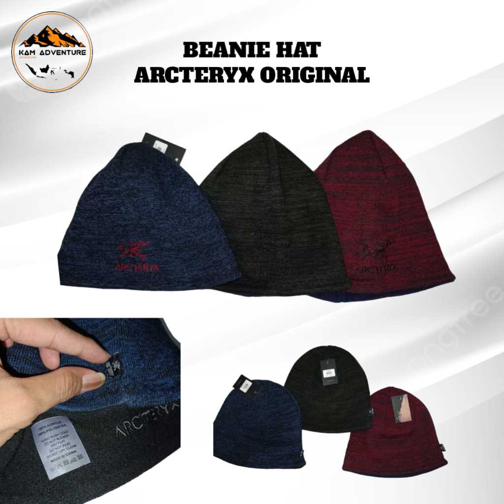 Jual Kupluk arcteryx original bird word toque beanie - kupluk outdoor ...