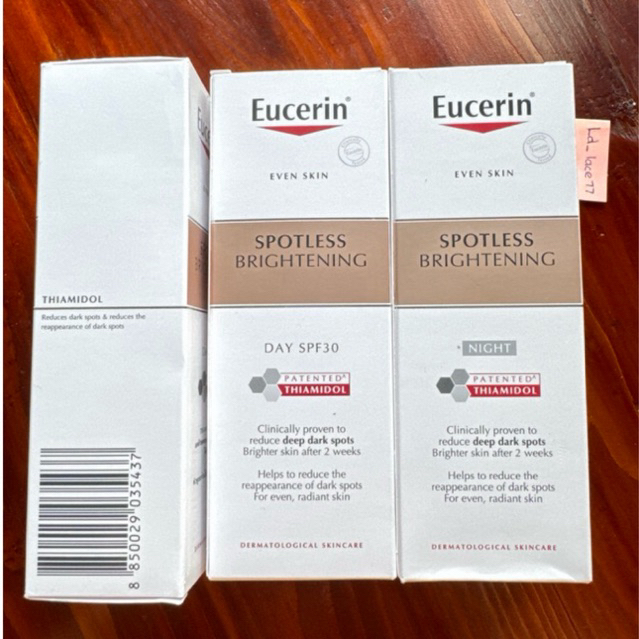 Jual Eucerin Spotless brightenin day SPF30 and Night reduce deep dark ...