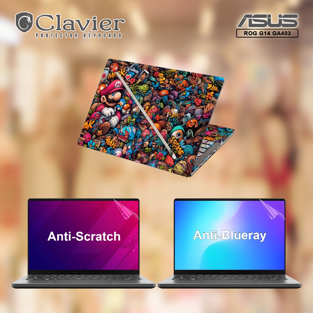 Jual Cover Keyboard Screen Protector Garskin Laptop Anti Gores Asus ROG ...