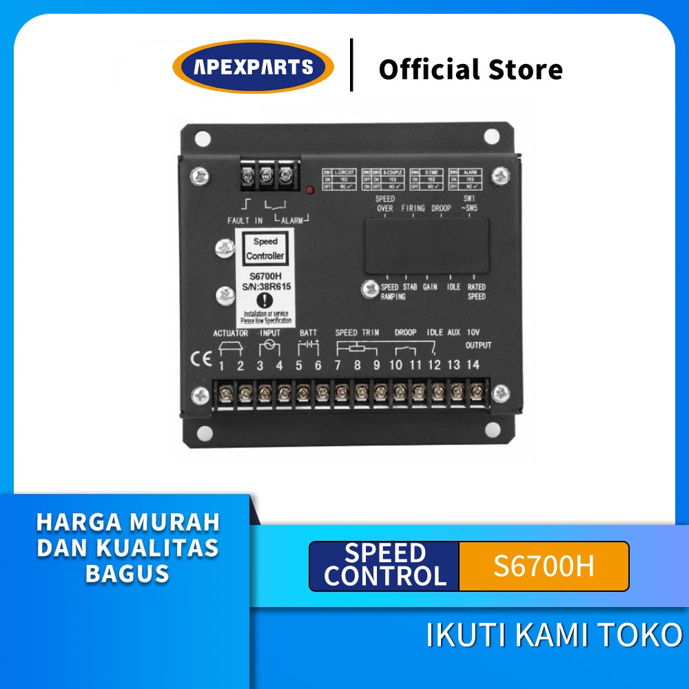 Jual Engine Speed Control Governor Genset S6700H S 6700H Speed ...