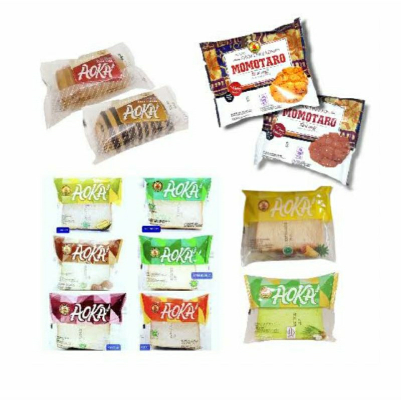 Jual Roti Panggang AOKA / AOKA lorek / AOKA Momotaro all varian ...