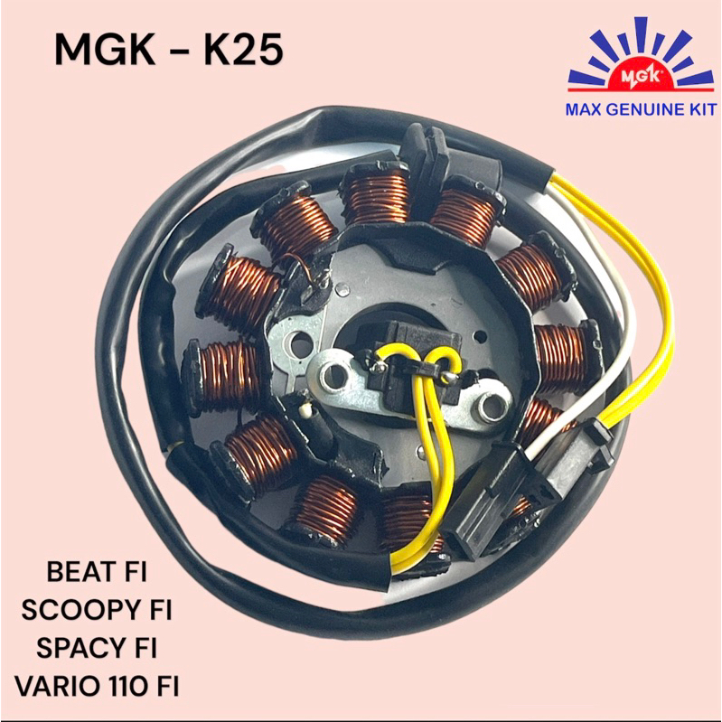 Jual MGK SPULL ASSY STATOR COMP BEAT FI SCOOPY FI SPACY FI VARIO 110 FI ...