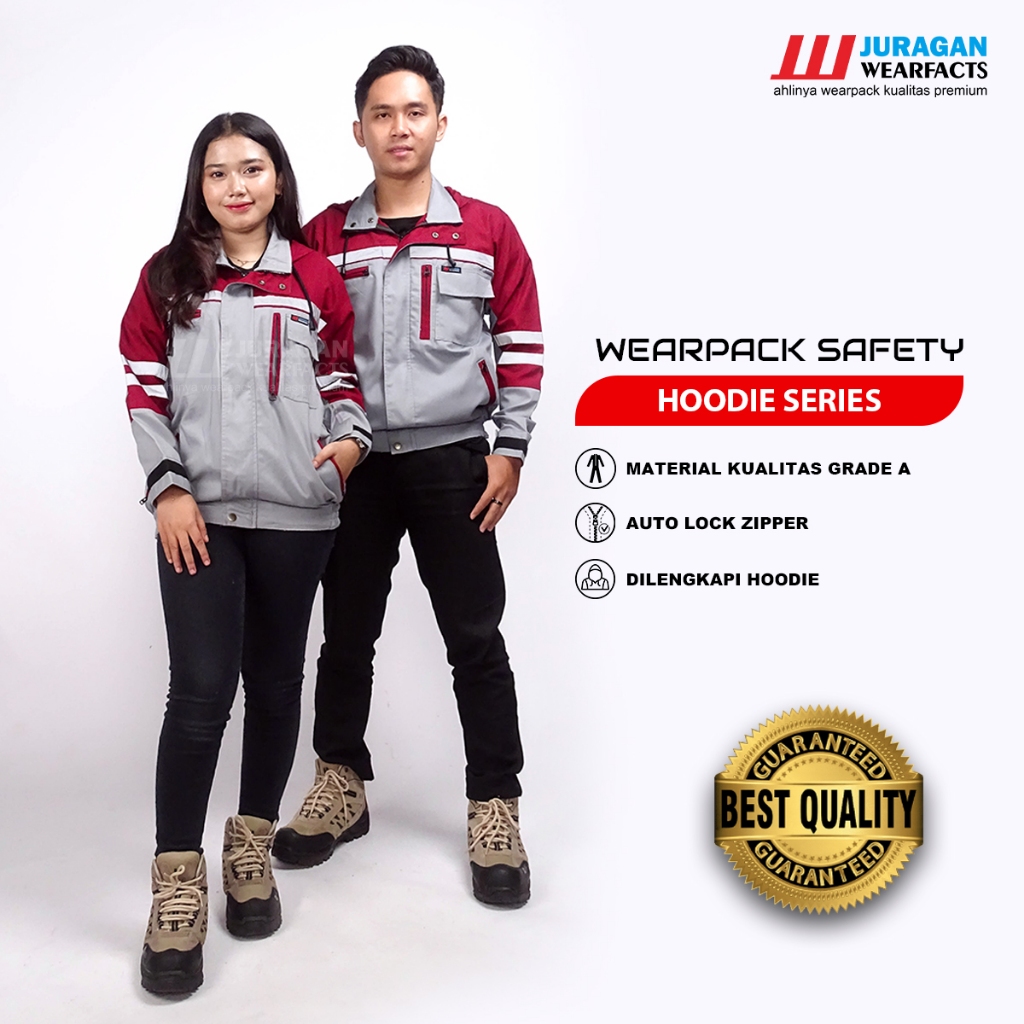 Jual Juragan Wearfacts - Wearpack Kerja Segala Cuaca Warna Merah Maroon ...