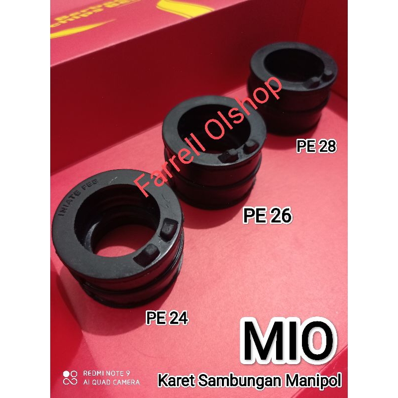 Jual Karet Sambungan Manipol Manipul Manifold Mio PE 24 26 28 Good quality | Shopee Indonesia