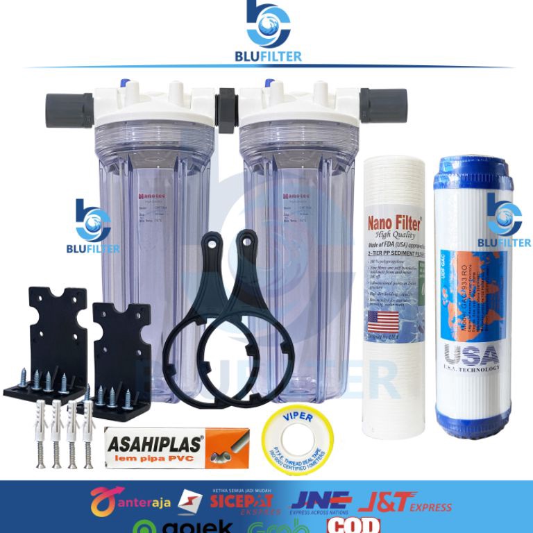 Jual SALEE PAKET FILTER AIR KOTOR KERUH SUMUR TOREN PAM 2 TAHAP HOUSING ...