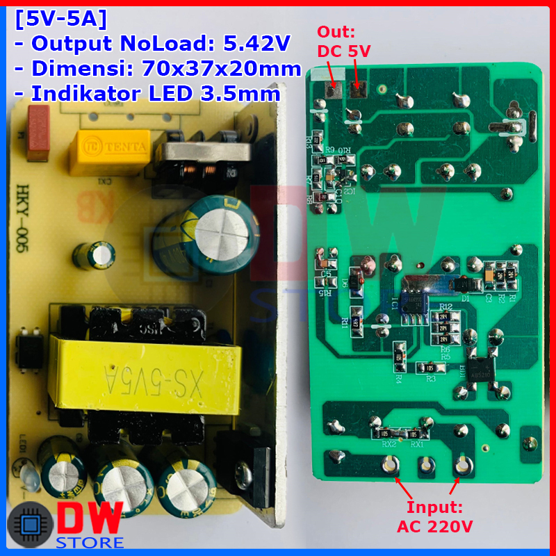 Jual PCB Modul Power Supply Adaptor 5V 9V 12V 15V 1A 1.5A 2A 3A 3.5A 4A ...