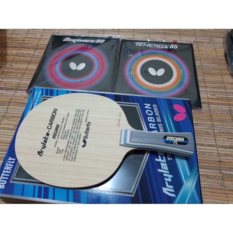 Jual PAKET BATS TENIS MEJA BUTTERFLY VISCARIA PLUS DIGNICS ORIGINAL | Shopee Indonesia