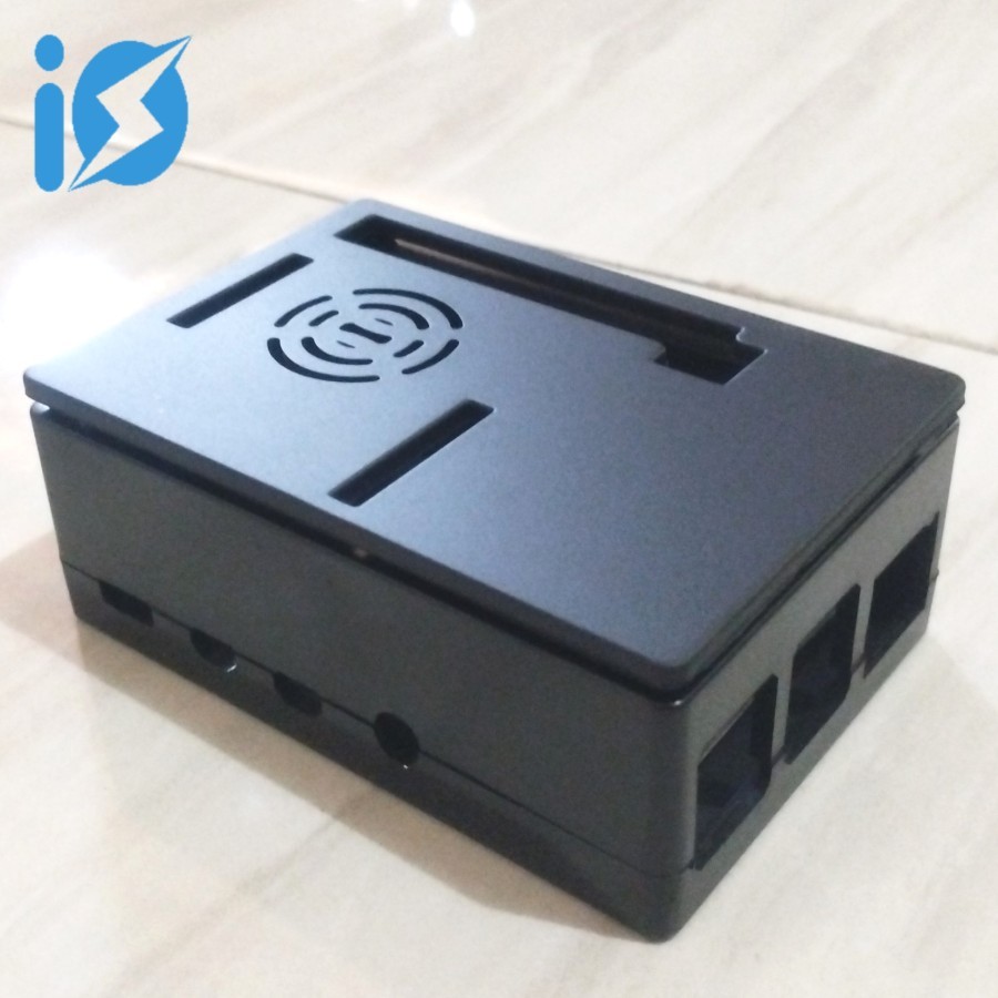 Jual ABS Raspberry Pi 4 Case Black Casing Model B B+ with Fan + LCD ...