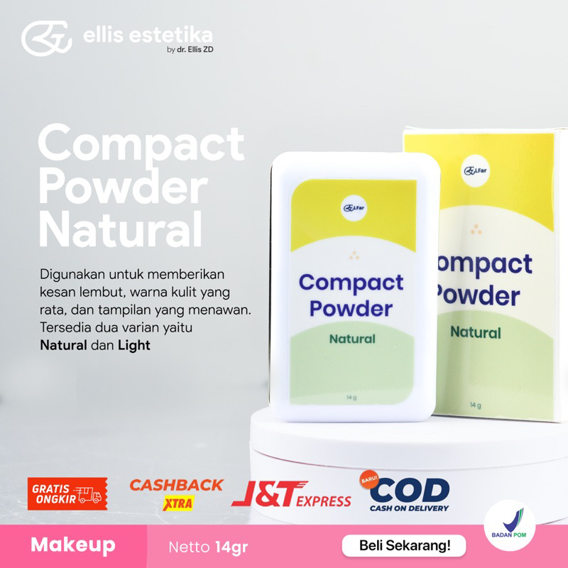 Jual Ellis Estetika compact Powder natural ( compact KN ) | Shopee ...