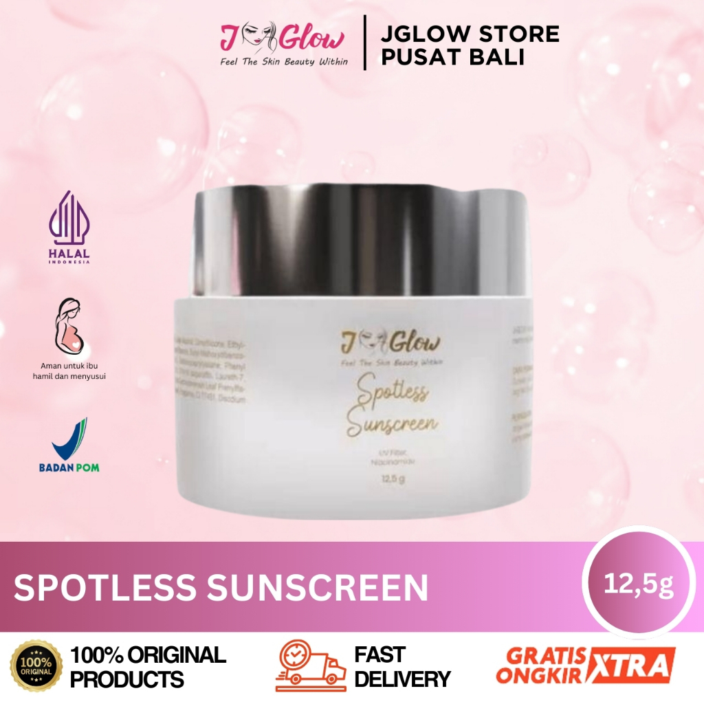 Jual Jglow Spotless Sunscreen (melindungi kulit dari paparan sinar UV) - 12,5 g | Shopee Indonesia