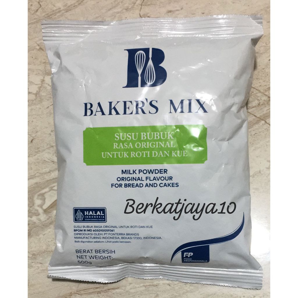 Jual Susu Bubuk Baker’s Mix Milk Powder Netto 500 gram | Shopee Indonesia