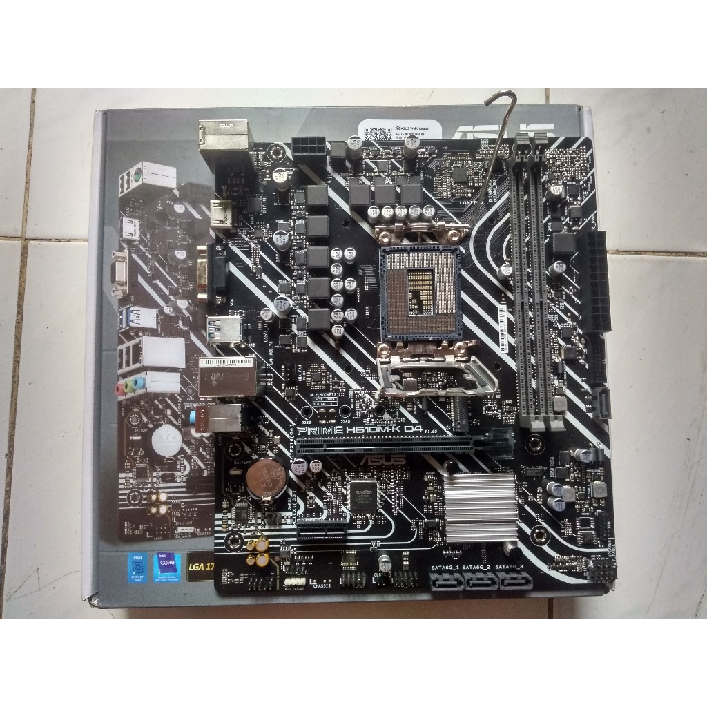 Jual Motherboard Asus PRIME H610M-K D4 - LGA1700 | Shopee Indonesia
