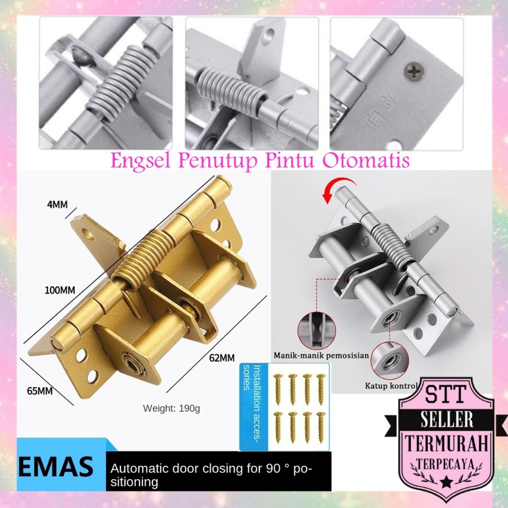 Jual STT Engsel Penutup Pintu Otomatis Metal Engsel Penahan Pintu ...