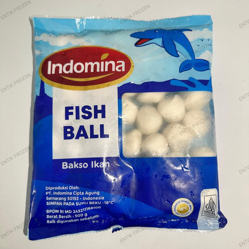 Jual Indomina Fish Ball | Bakso Ikan 500gr | Shopee Indonesia