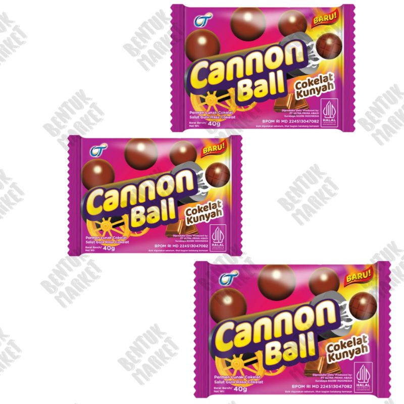 Jual Canon Ball Permen Coklat 40gr / Permen Coklat | Shopee Indonesia