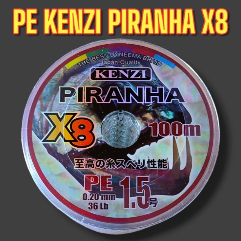 Jual PE KENZI PIRANHA X8 MULTI COLOUR | Shopee Indonesia
