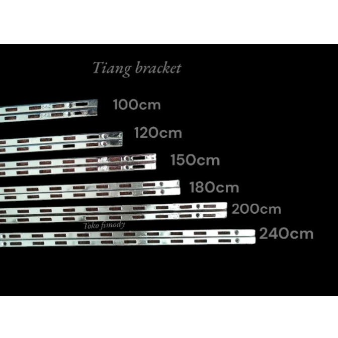 Jual TIANG BRACKET REL BRACKET DINDING PENYANGGA RAK TEMBOK | Shopee ...