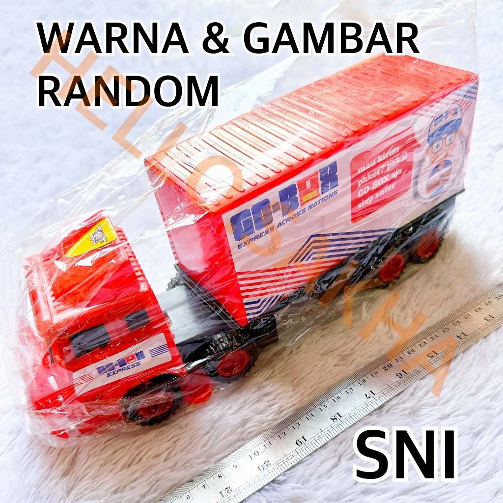 Jual MAINAN GO-BOX 889 TRUK CONTAINER BOX KOTAK ANGKUT ANGKUTAN MUAT ...