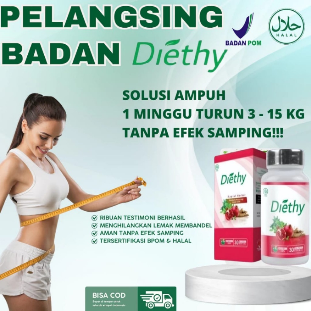 Jual OBAT DIET DAN PELANGSING PALING AMPUH BPOM Diethy Pelangsing alami ...