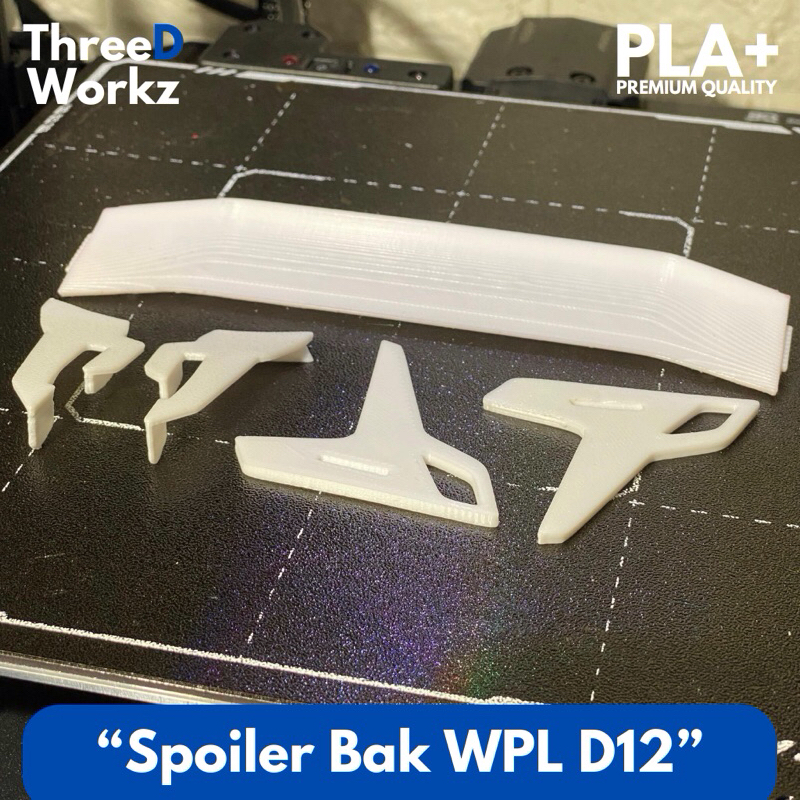 Jual SPOILER/WING/SAYAP BAK BELAKANG WPL D12 1:10 RC DRIFT RACING 3D ...