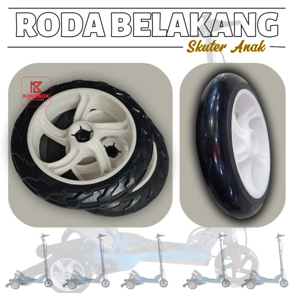 Jual Roda Belakang Skuter Scooter Otoped Pedal Injak Anak | Shopee ...