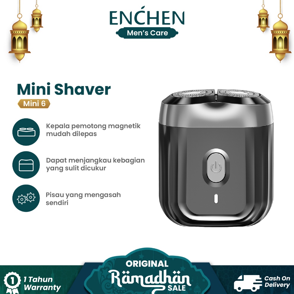 Jual 99 Flash Sale ENCHEN Mini 6 Portable Mini Shaver Alat Cukur ...