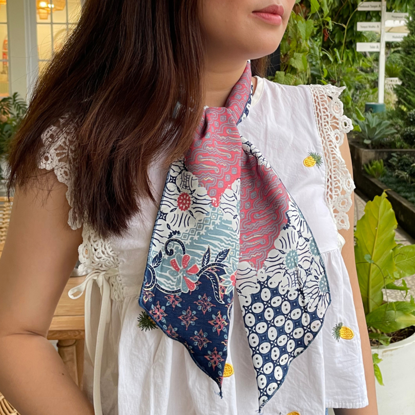 Jual Syal Scarf Batik Dasi / Souvenir Khas Indonesia / Souvenir Local ...
