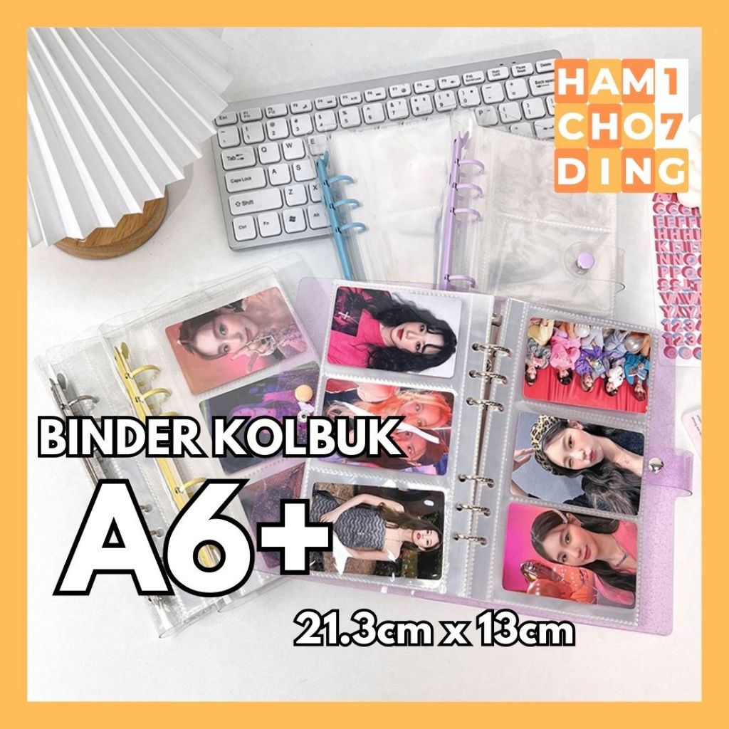 Jual Binder A6 6 Ring Cover Jelly Kolbuk for Photocard PC (Bonus sleeve ...