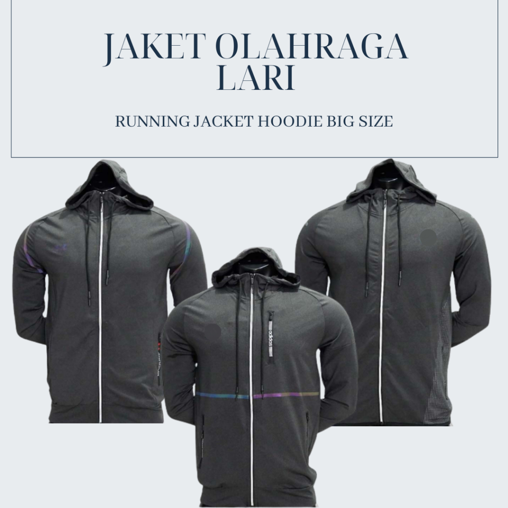 Jual Oppa Style Shop Jaket Olahraga Lari Dri-Fit Sport Running Jacket ...