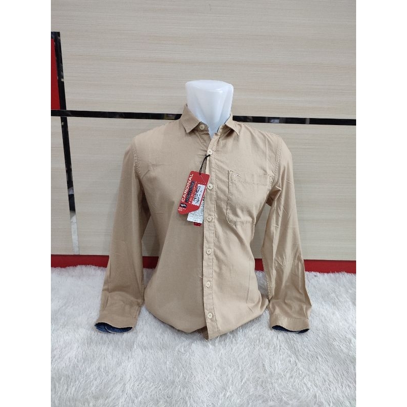 Jual BAJU KEMEJA PANJANG CARDINAL PRIA | Shopee Indonesia