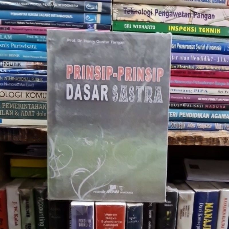Jual Prinsip prinsip dasar sastra by Prof Dr Henry Guntur Tarigan | Shopee Indonesia