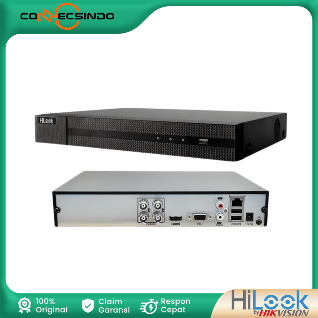 Jual DVR CCTV HILOOK 204Q-M1 4 Channel 5MP 5 MP | Shopee Indonesia
