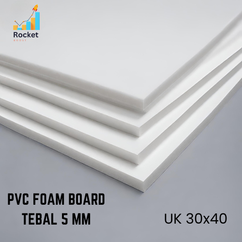 Jual PVC Foam Board Tebal 5mm Ukuran 30x40 / PVC Foam / PVC Tebal 5mm ...