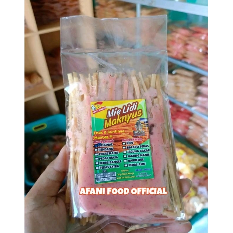 Jual MIE LIDI GEPENG PEDAS BUMBU BASAH MAKNYUS 120g | Shopee Indonesia