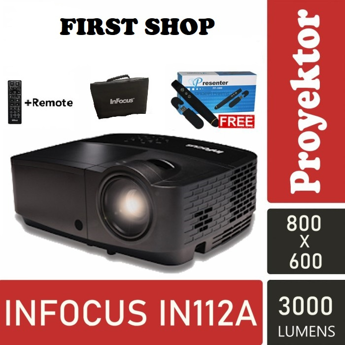 Jual Proyektor Infocus IN112A Brightness 3000 Lumens | Shopee Indonesia