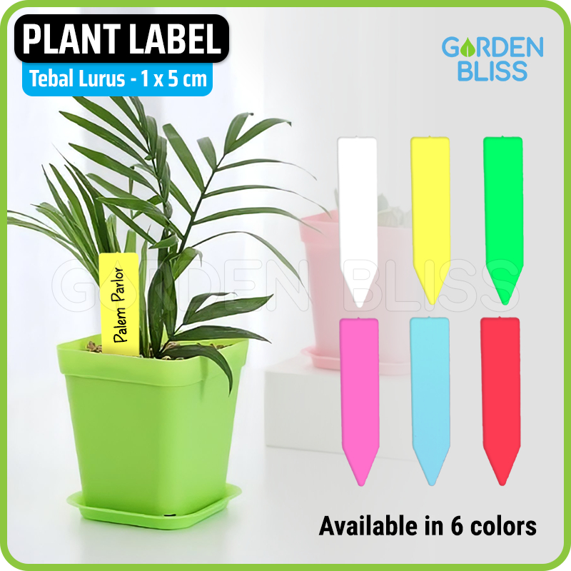 Jual Thick Plant Label Name Tag - Label Penanda Tanaman Tebal, Model Straight - Lurus 1x5 cm ...