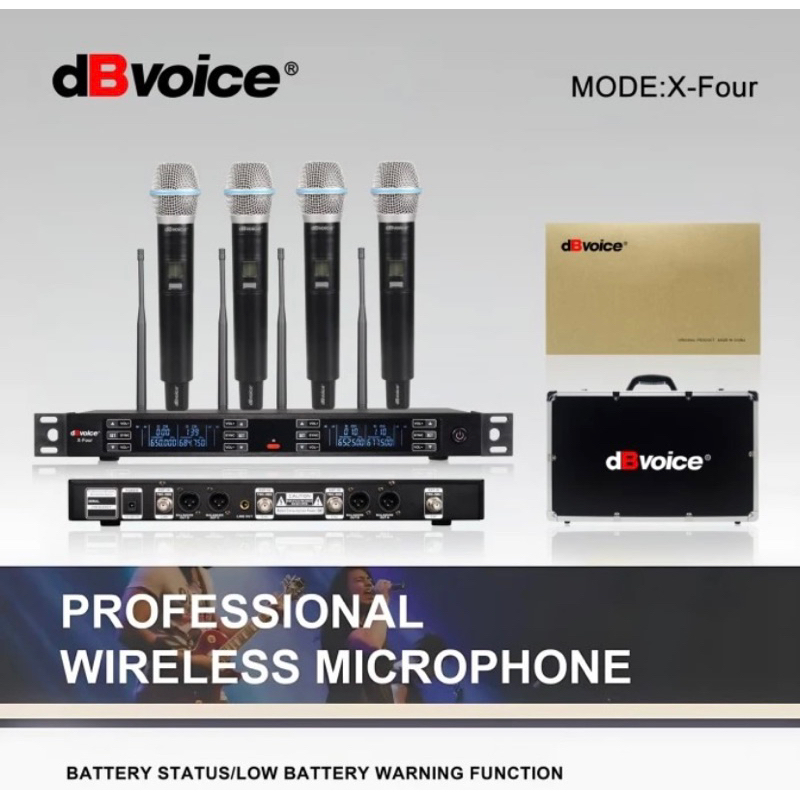Jual Mic Wireless dB Voice X Four Original dBvoice X-FOUR (4mic ...