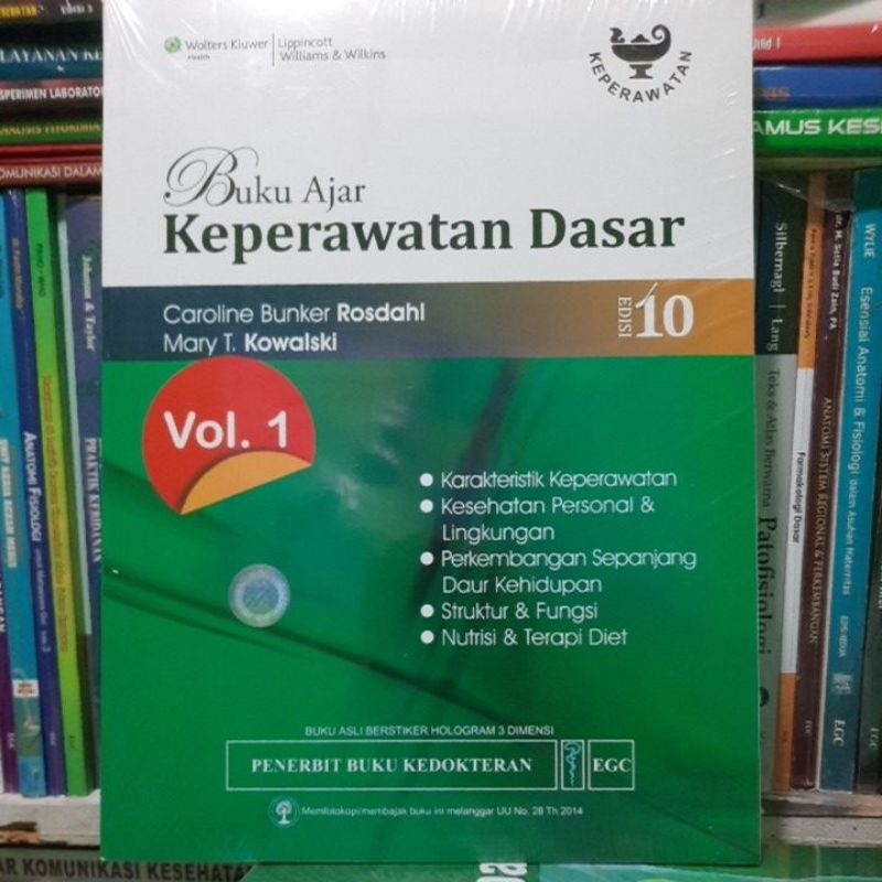 Jual ORIGINAL BUKU AJAR KEPERAWATAN DASAR EDISI 10 VOL. 1 | Shopee Indonesia