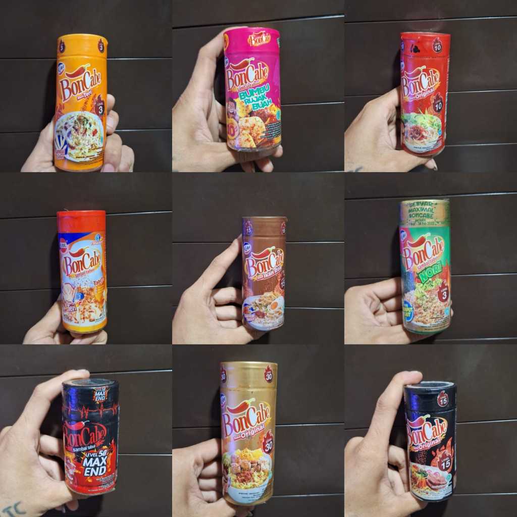 Jual Bubuk Boncabe 50gr level 3 10 15 30 50 Max End Bon Cabe Bumbu ...