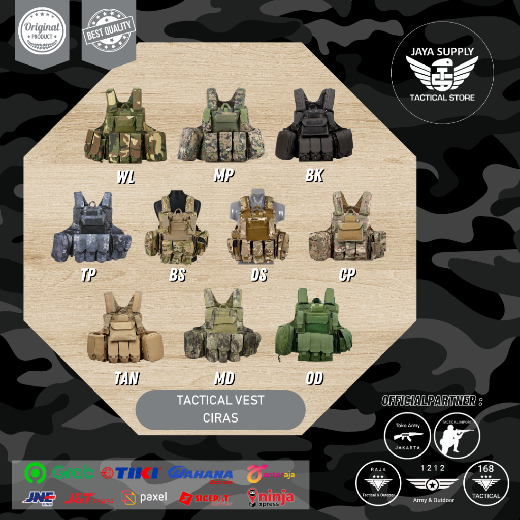 Jual Rompi Army Tactical Vest Armor CIRAS | Shopee Indonesia