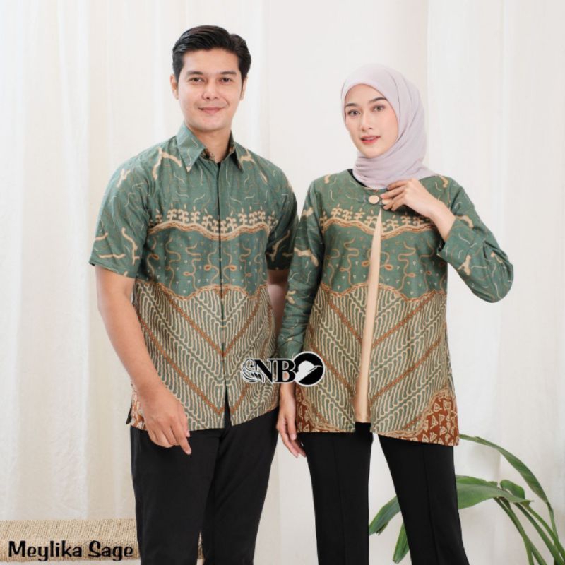 Jual Atasan Baju couple| Baju batik wanita | Long Dres Hem Atasan batik ...