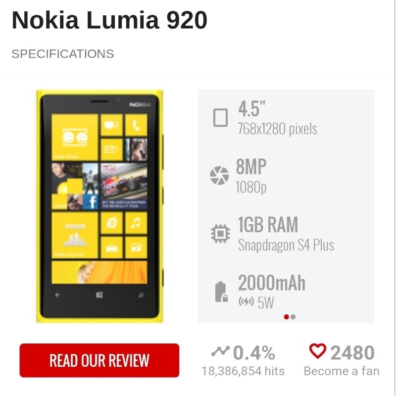 Jual NOKIA LUMIA 920 HP JADUL HP UNIK DAN MENARIK HP NOSTALGIA 100% ...