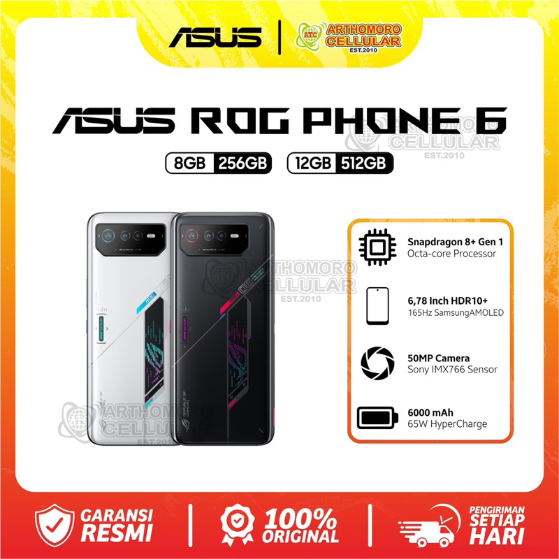 Jual ASUS ROG PHONE 6 (8/256GB) - GARANSI RESMI | Shopee Indonesia