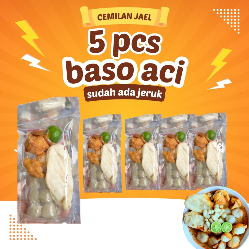 Jual paket baso aci 5 pcs khas bandung | Shopee Indonesia