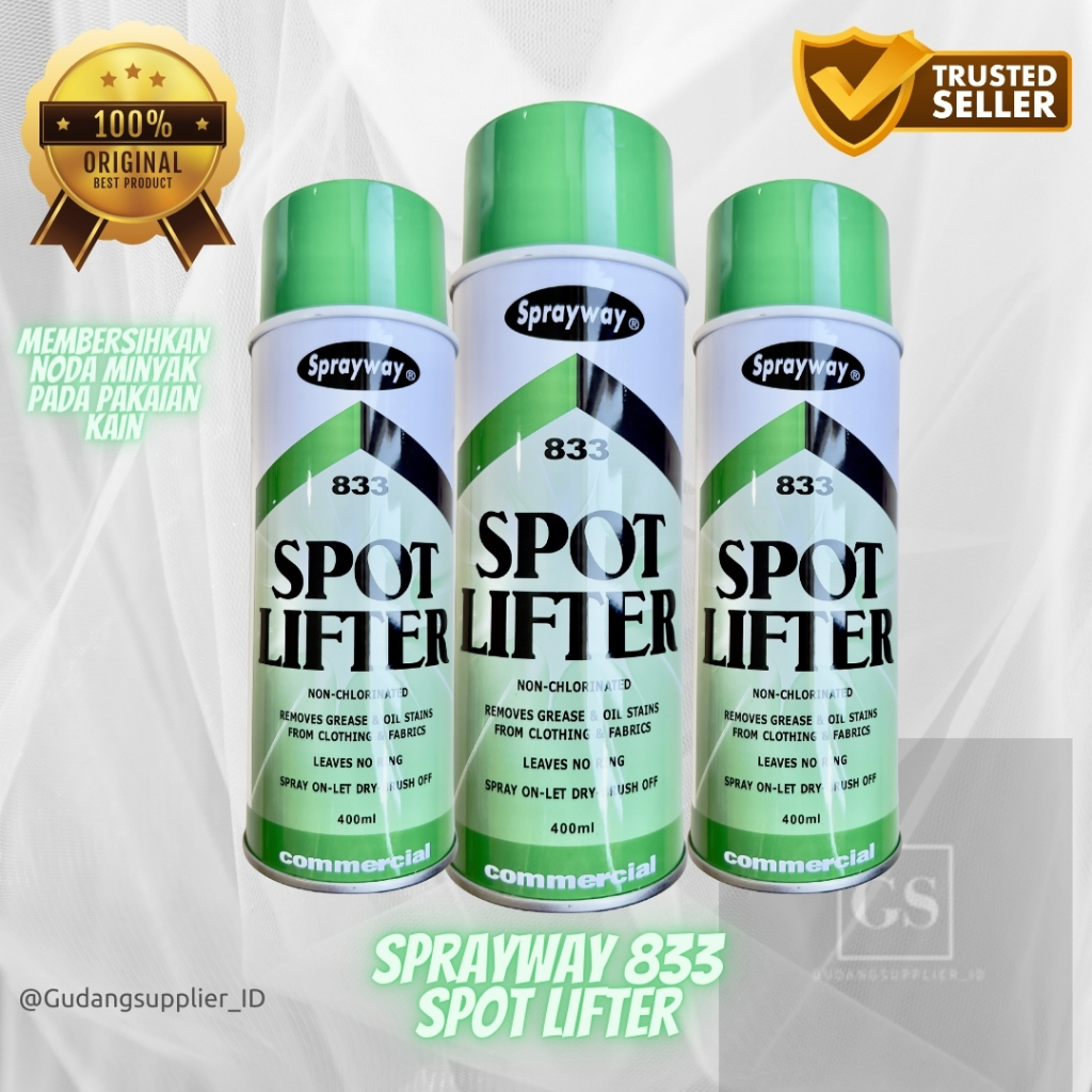 Jual Sprayway 833 SpotLifter - Aerosol angkat noda minyak pada pakaian ...