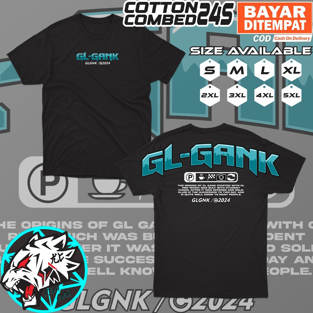 Jual Kaos Racing GL GANK Baju Distro Motor Herex CB GL Honda Gank Tshirt Otomotif | Shopee Indonesia