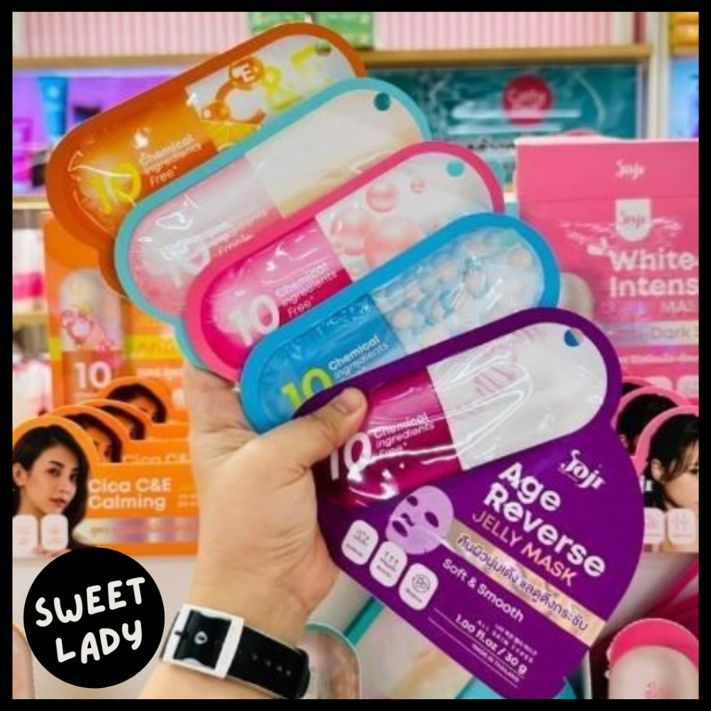 Jual JOJI SECRET YOUNG JELLY MASK - SHEET FACE MASK - MASKER WAJAH ORI THAILAND | Shopee Indonesia