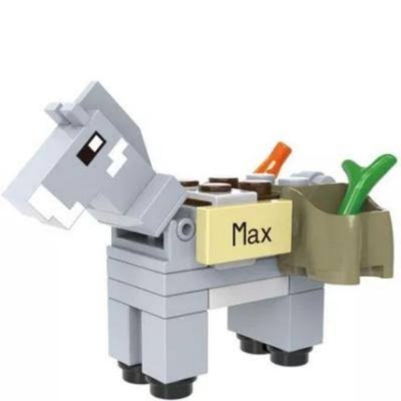 Jual Mine Craft Mainan Block Anak Max Horse Creeper Iron Golem Ghast ...